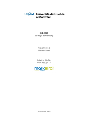 Mandats-Exemples 2 - Exemple de mandats - mkg5300 - UQAM - Studocu