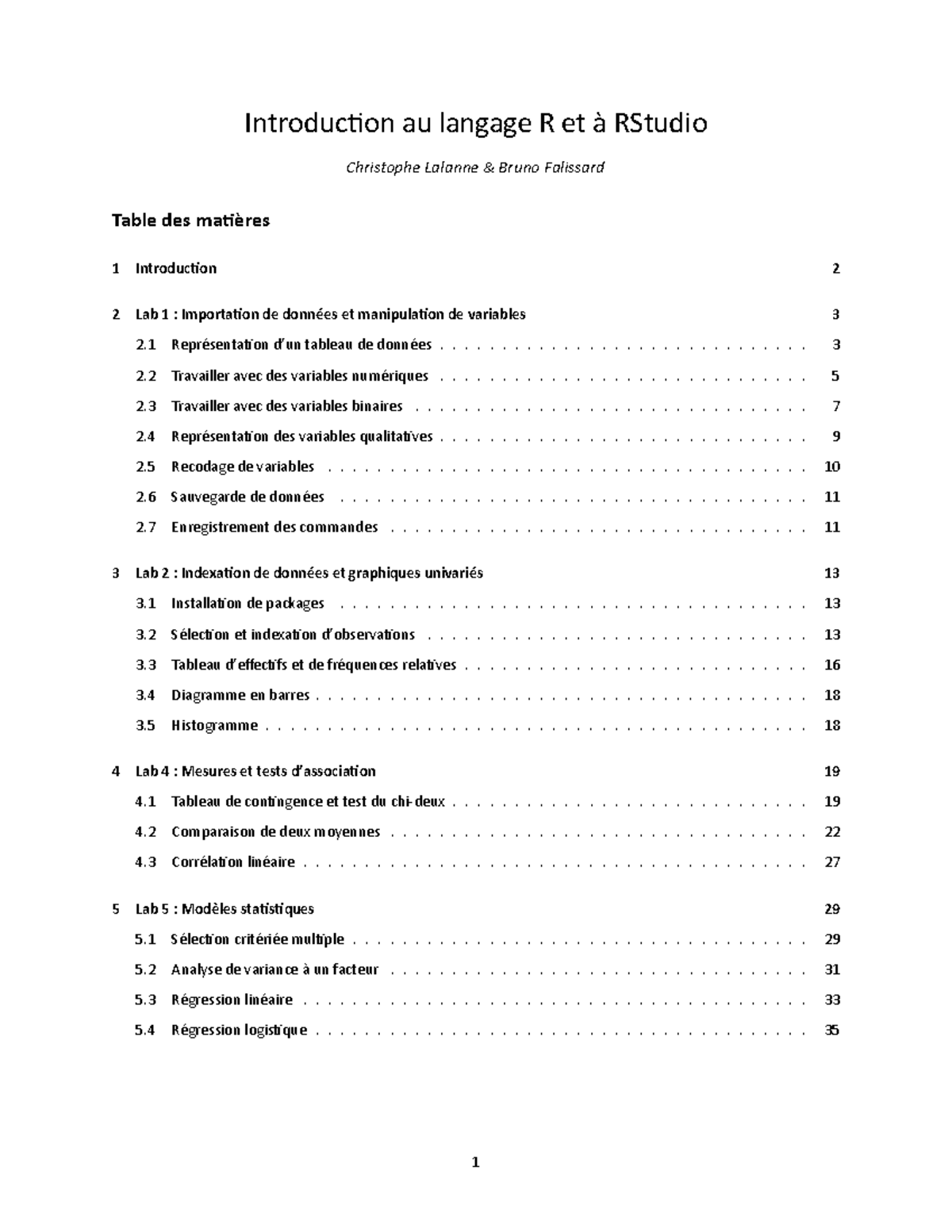 Introduction R et Rstudio - Introduc琀椀on au langage R et à RStudio ...