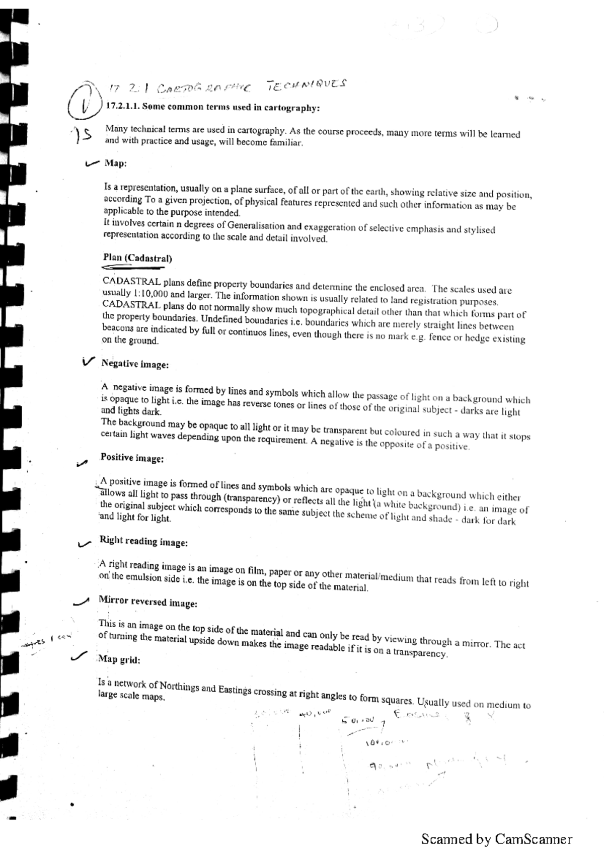 Cartography Notes - Geospatial information Science - Studocu