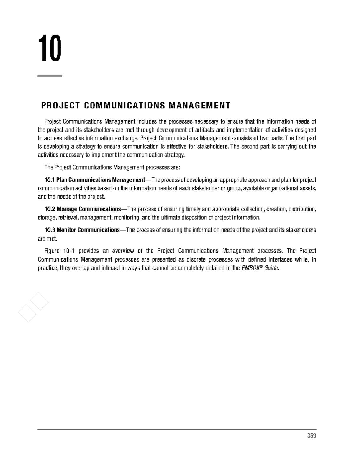 10 Book Chapter communication - ฀฀ 10 PROJECT COMM UNI CATI O N S M A N ...