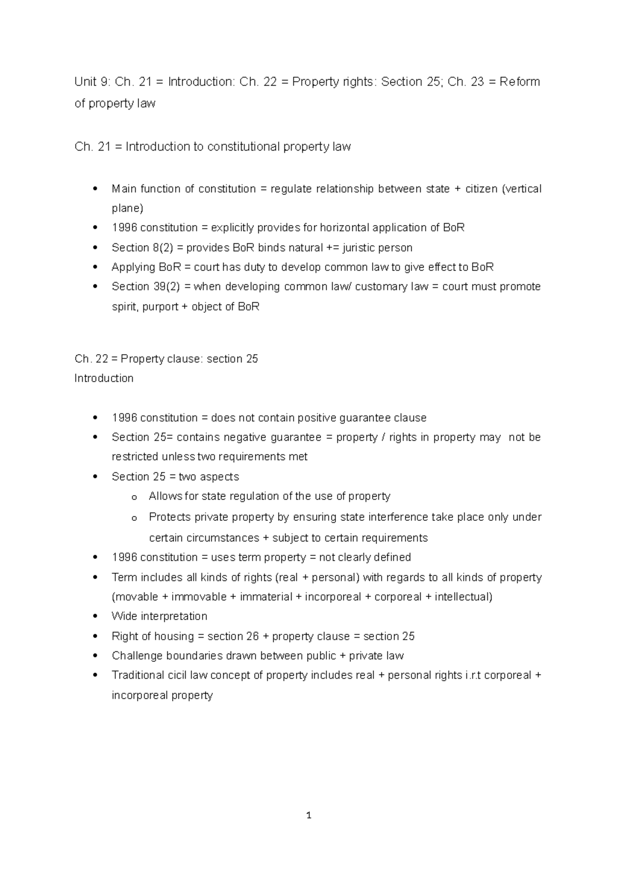 UNIT 9 - UNIT 9 NOTES - Unit 9: Ch. 21 = Introduction: Ch. 22 ...