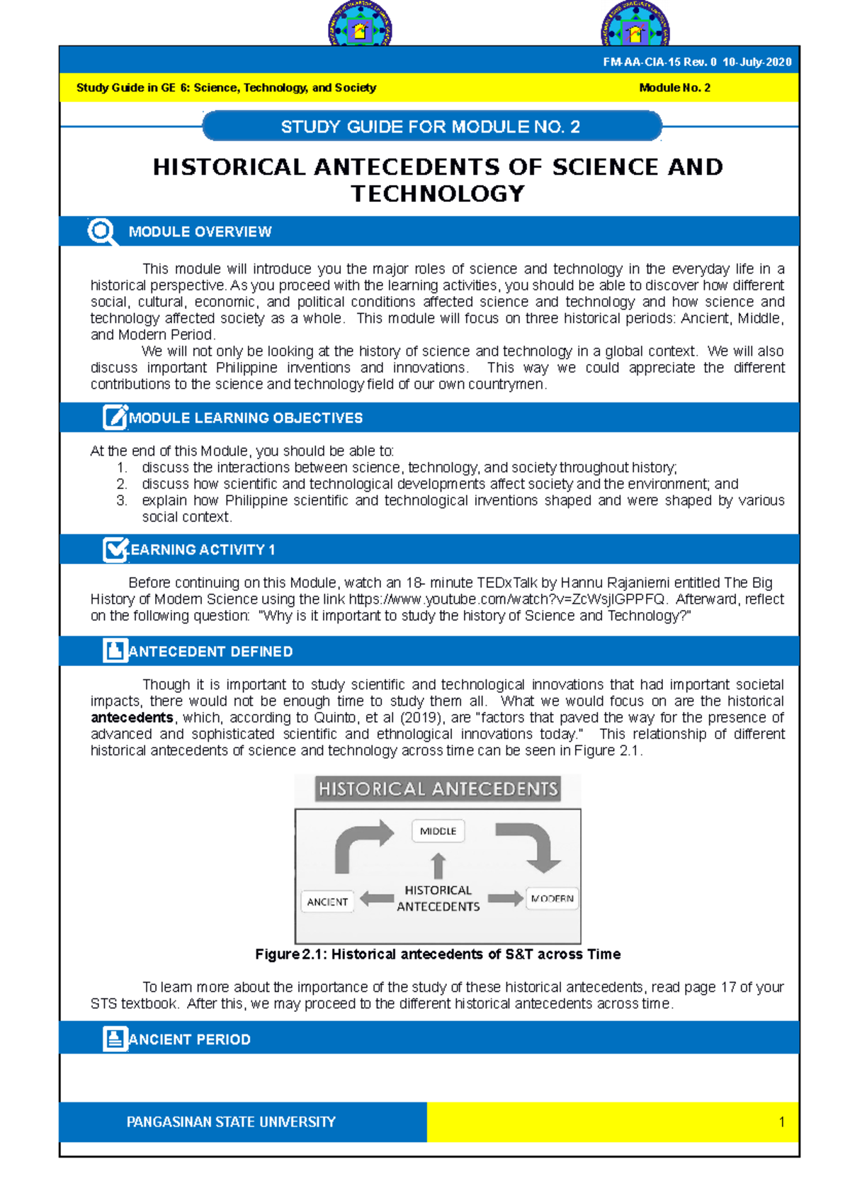 Study- Guide-2 - Bachelor of Science in Information Technology - PangSU ...