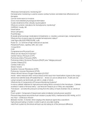 Code Blue - Lecture notes on code blue, ACLS medicined, emergency ...