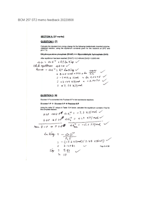 BCM 257 Semester TEST 1 - QUESTION 1: 4 ANSWER THE FOLLOWING QUESTIONS ...