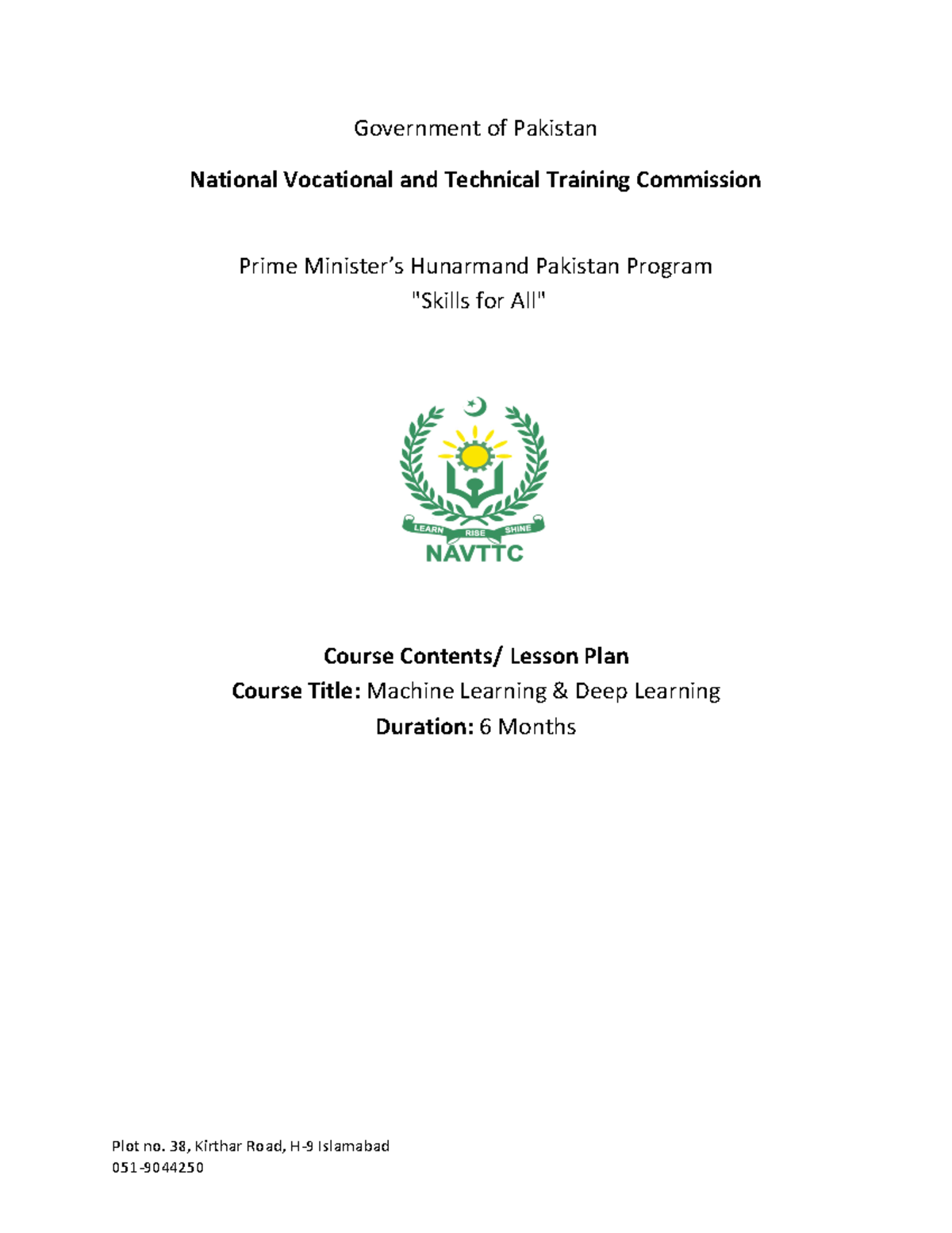 IT-02 Artificial Intelligence(Deep learning and Machine learning ) - E ...