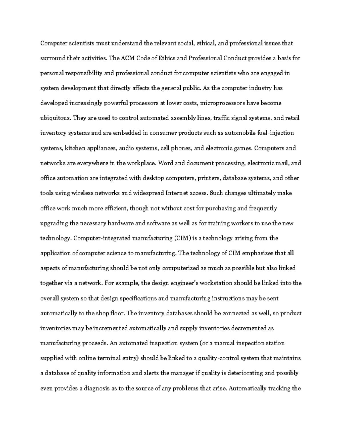 Social and professional issues - Computer scientists must understand ...