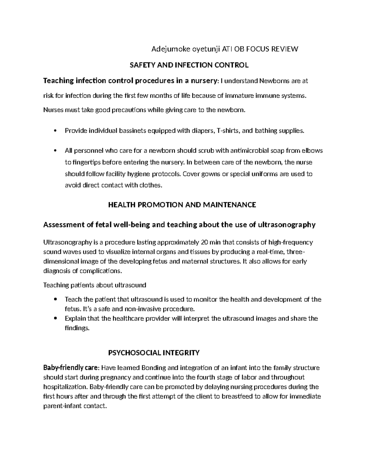 OB ati adejumoke focus review - Adejumoke oyetunji ATI OB FOCUS REVIEW ...