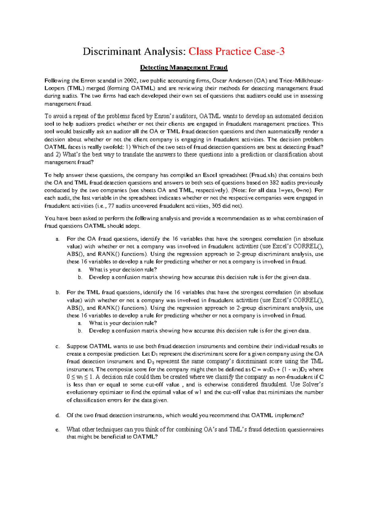 7. Predictive Modeling Class Practice Case 3 - Discriminant Analysis ...