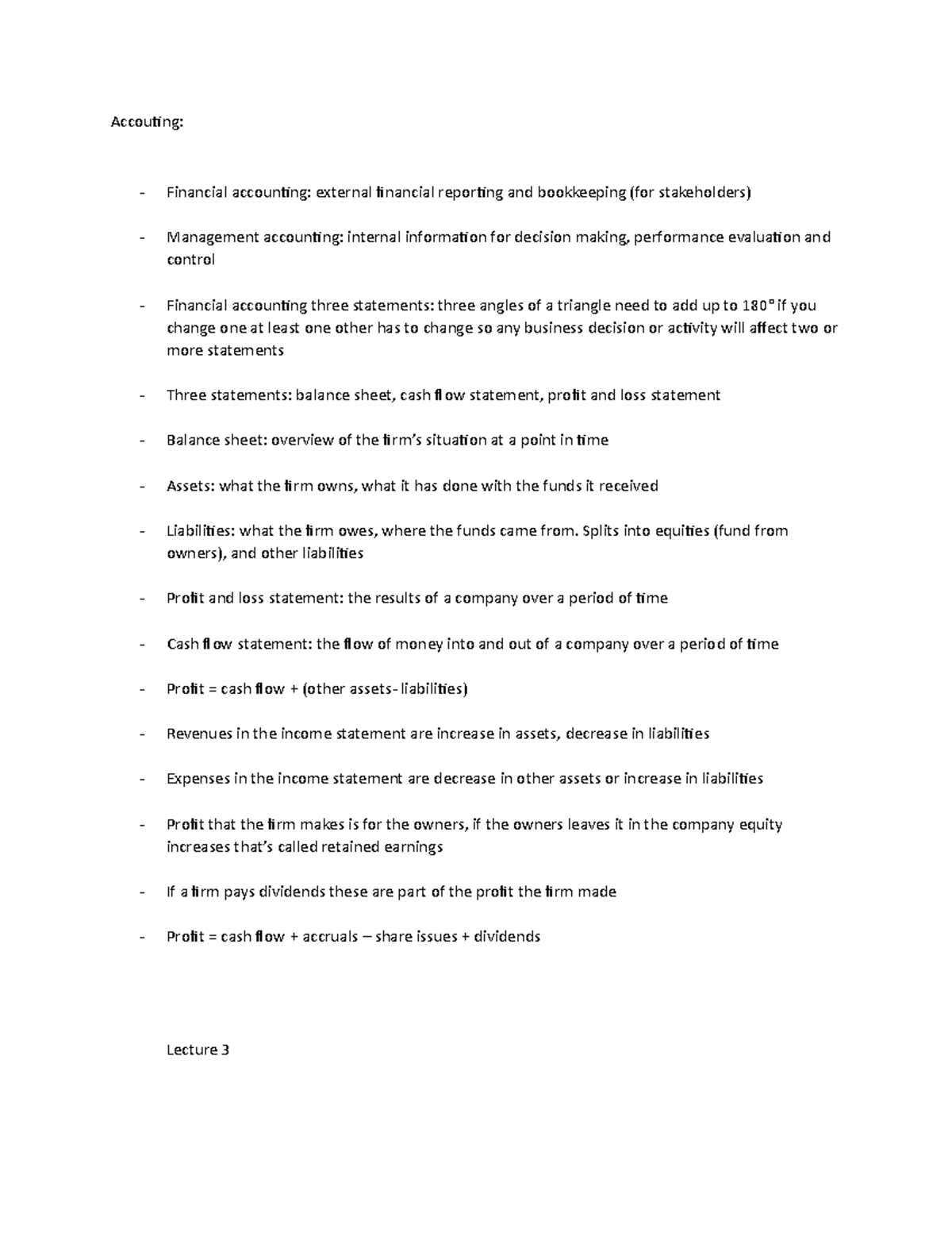 Accouting lectures - lecture - Accouting: Financial accounting ...