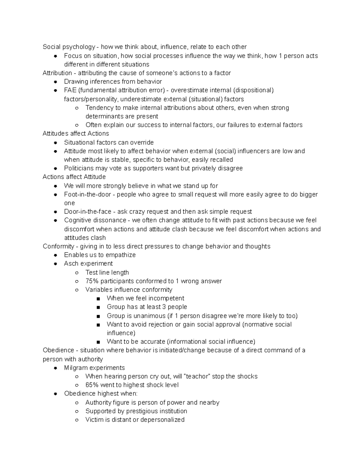 13 Social Psychology - Social psychology - how we think about ...