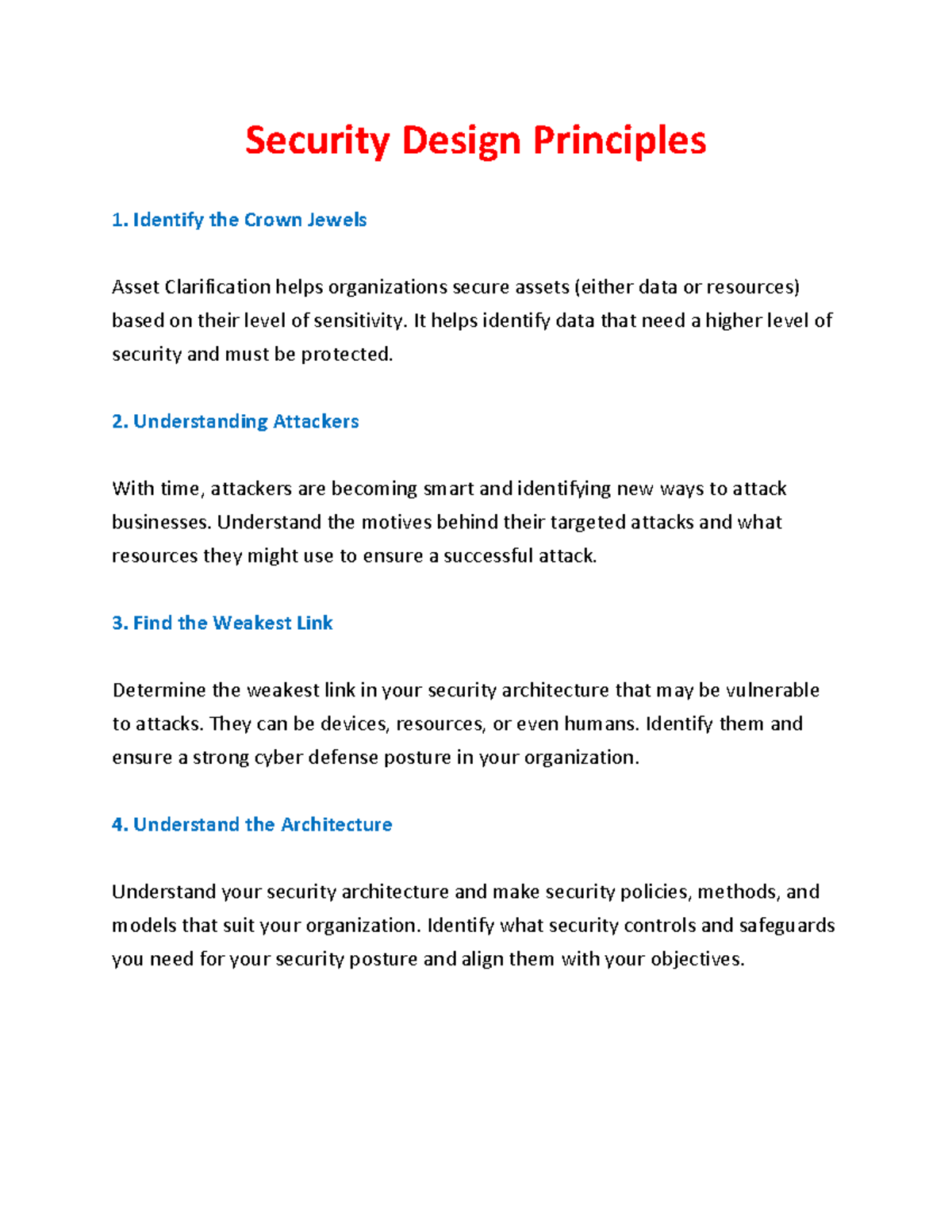 2. Lec 3 (Security Design Principles) - Security Design Principles ...