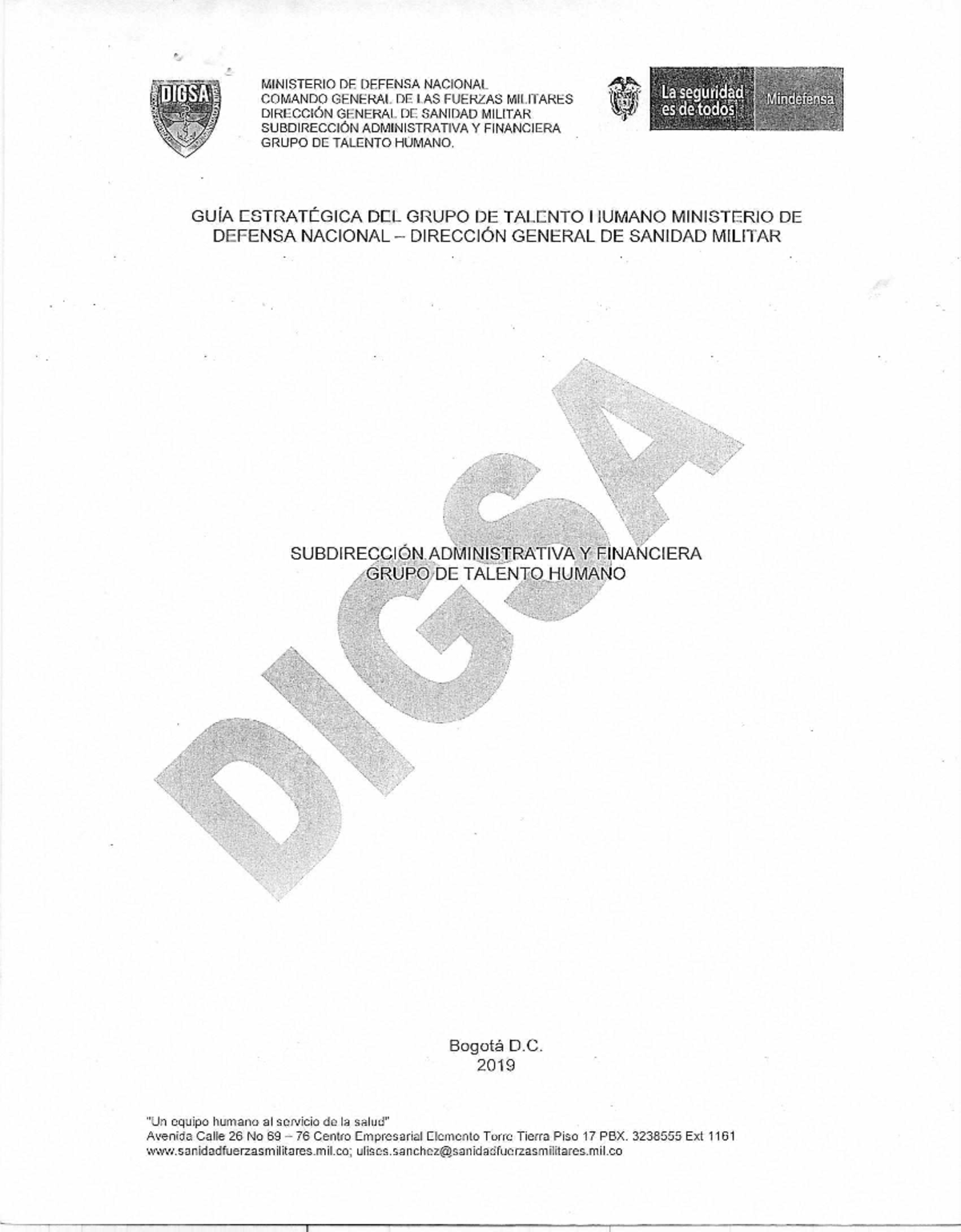 Guia Estrategica del Grupo TH Digsa 2019 - Formación de salud - Studocu