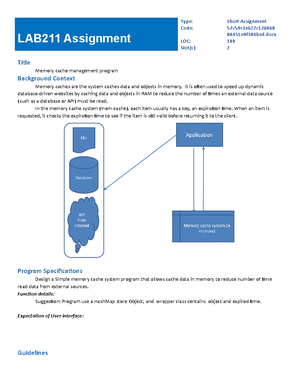 J1 - J1 - J1.S.P0011 - LAB211 Assignment Type: Short Assignment Code: f98fe34d71b74fe56a - Studocu