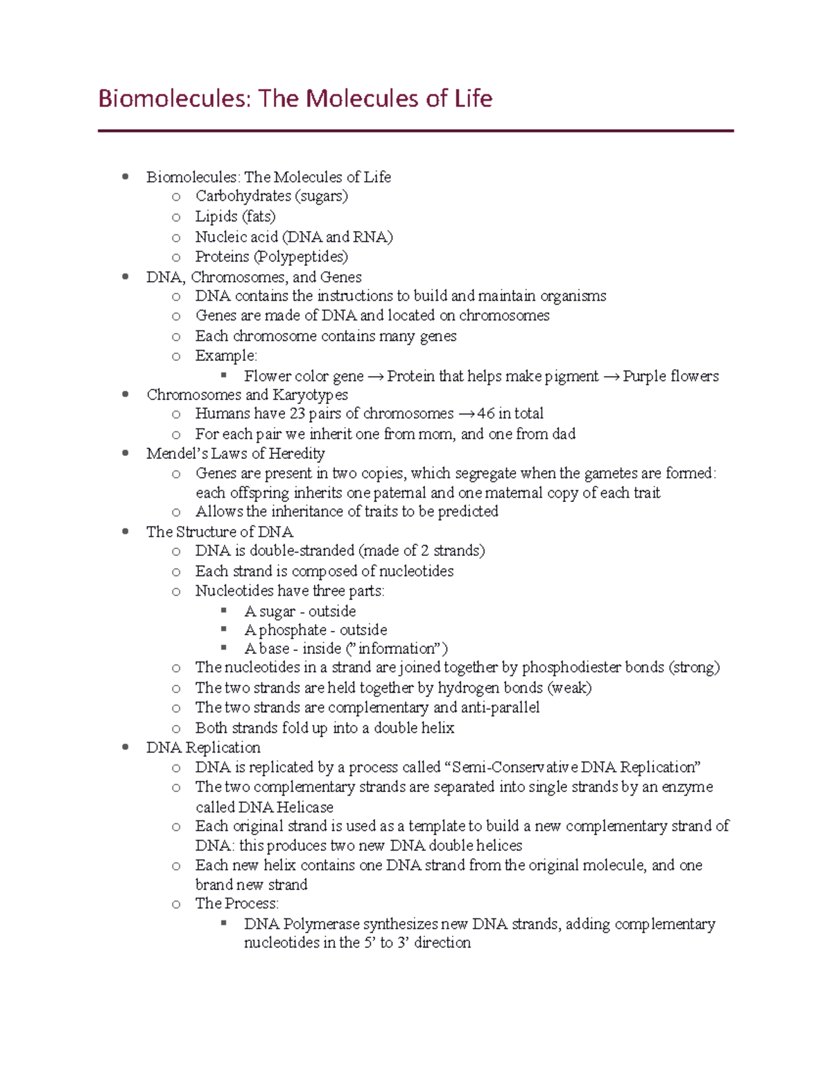 Biomolecules - The Molecules of Life - Biomolecules: The Molecules of ...