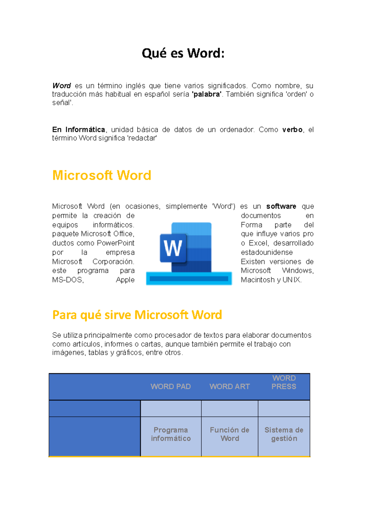 Semana 3 - Apuntes 3 del curso de fundamentos de informática - Qué es ...