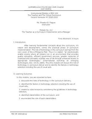 Banghay Aralin sa Values Education Grade 7 Demonstration Lesson on the ...