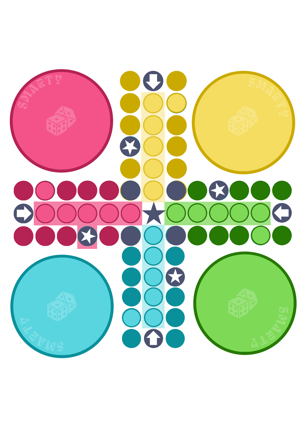 Parchís de las tablas de multiplicar juego de mesa - Artes ...