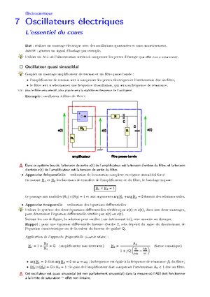 Electrostatique électrocinétique examen 01 - Questions de cours ...