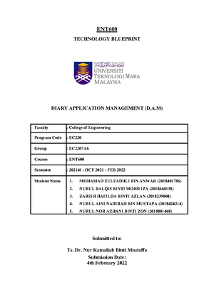 Assignment Project Declaration Form - Final - FACULTY OF BUSINESS AND MANAGEMENT ASSIGNMENT ...