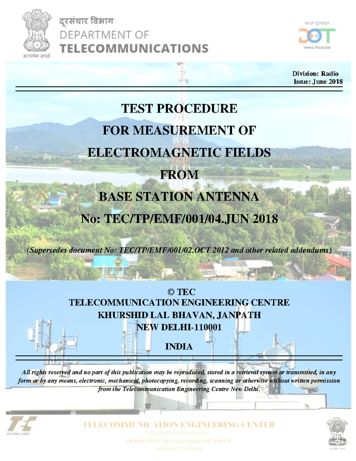 TEC TSTP 4Jun 2018 EMF Measurement Color 11 - Division: Radio Issue ...