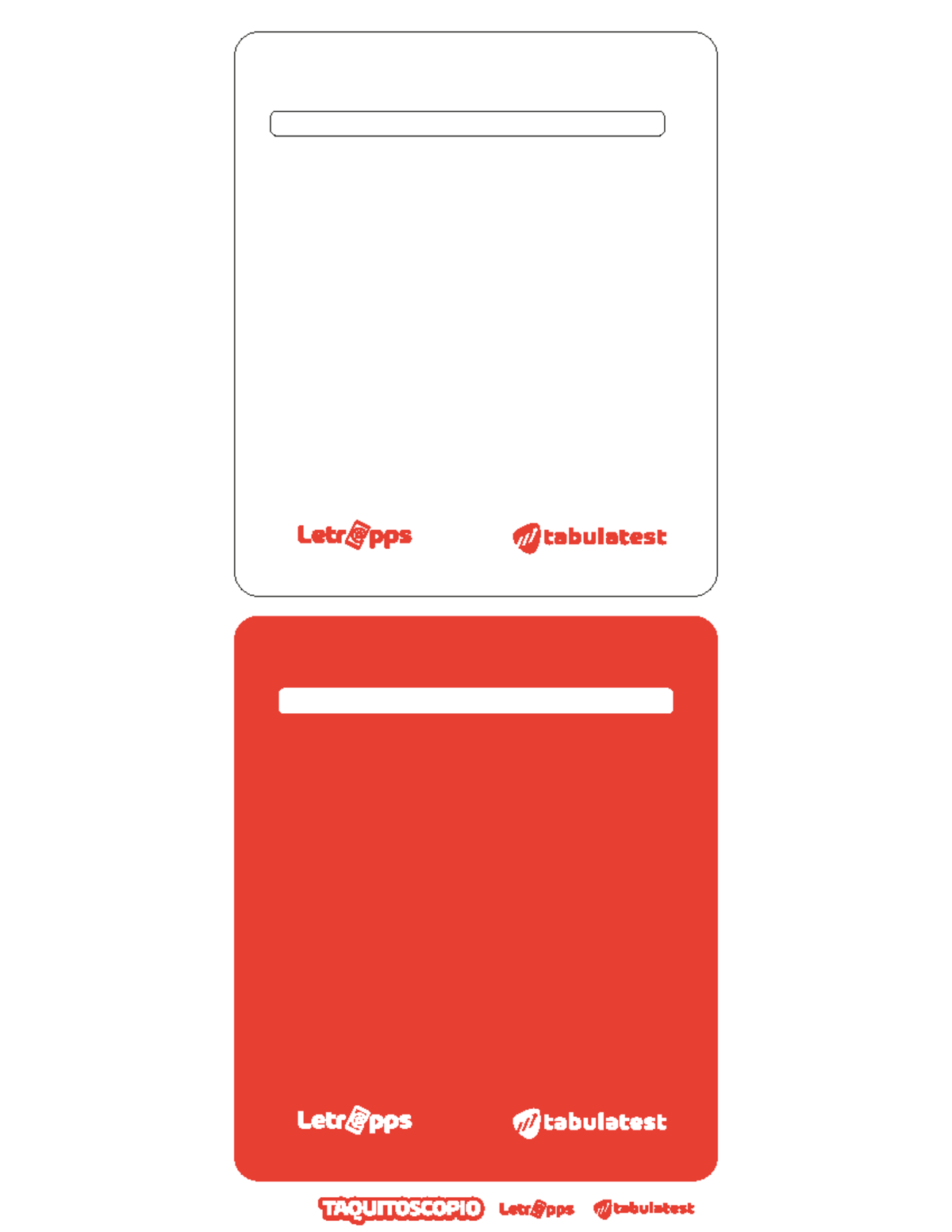 Taquistoscopio Letrapps Tabulatest - eduaccion diferencial - Studocu