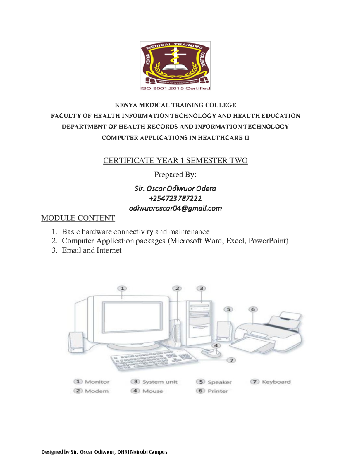 Computer 2 - THIS WILL HELP STUDENTS WITH THEIR PRACTICAL IN BOTH WORD ...