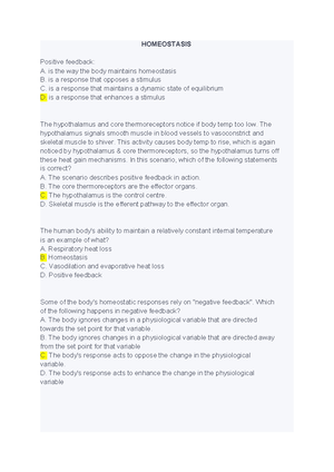 Cell Signaling MCQ - Chapter 11 Multiple Choice Practice Test Multiple ...