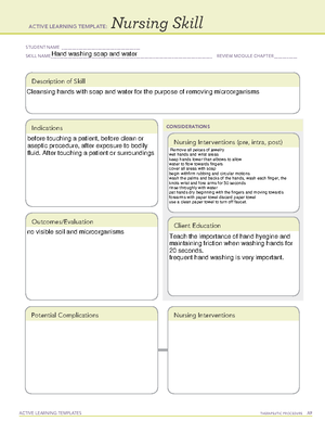 Topical - Nursing skill template - ACTIVE LEARNING TEMPLATES ...
