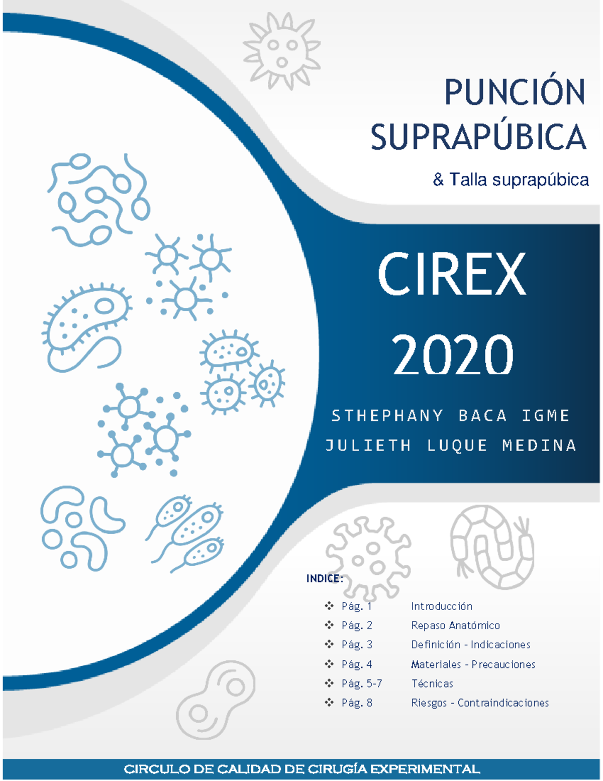 Punción Suprapubica- Talla Suprapubica - PUNCIÓN SUPRAPÚBICA S T H E P ...