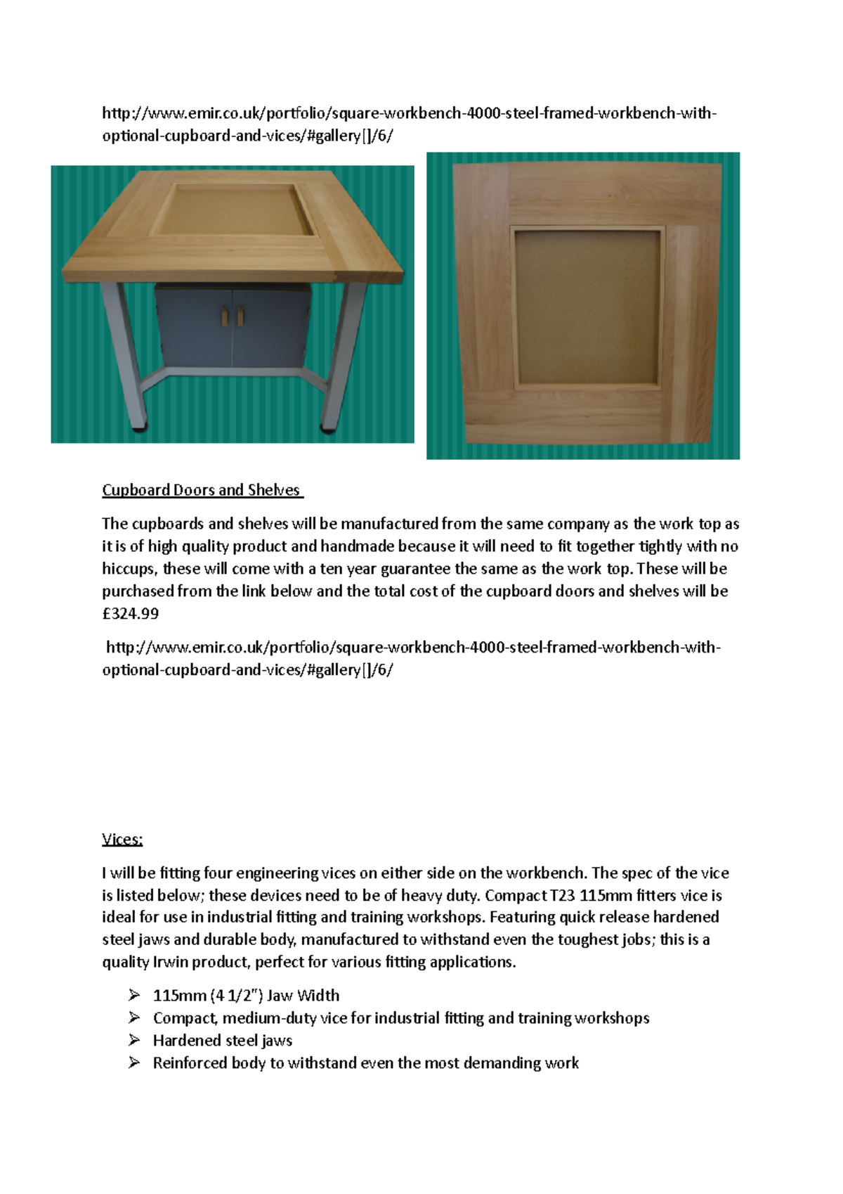 Design project 4 - N/a - emir.co/portfolio/square-workbench-4000-steel ...