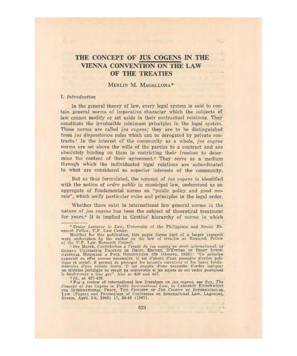 176427034 PLJ Volume 51 number 5 05 Merlin M Magallona The Concept of ...