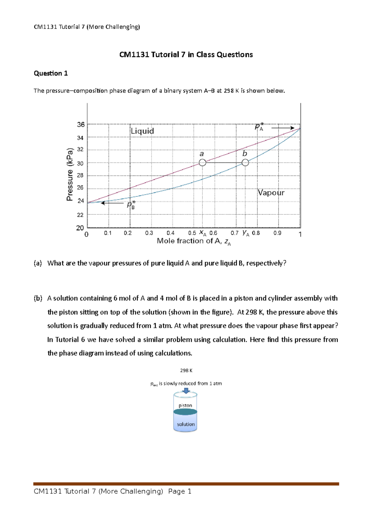 Tutorial 7 (More Challenging) Active - CM1131 Tutorial 7 (More ...