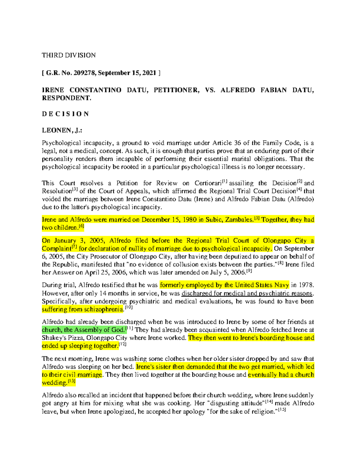 49 Datu vs. Datu full case 2 - THIRD DIVISION [ G. No. 209278 ...