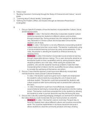 Task 4 school as a community of care - The School as a Community of ...