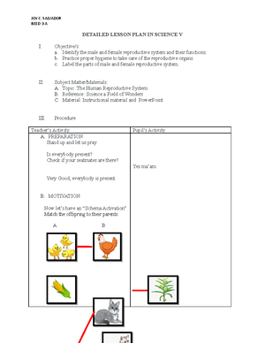 Science-6 - Lesson Plan - A Detailed Lesson Plan in Science 6 I ...