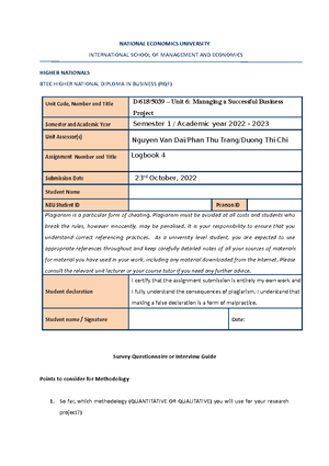Logbook 3 Project Proposal - NATIONAL ECONOMICS UNIVERSITY ...