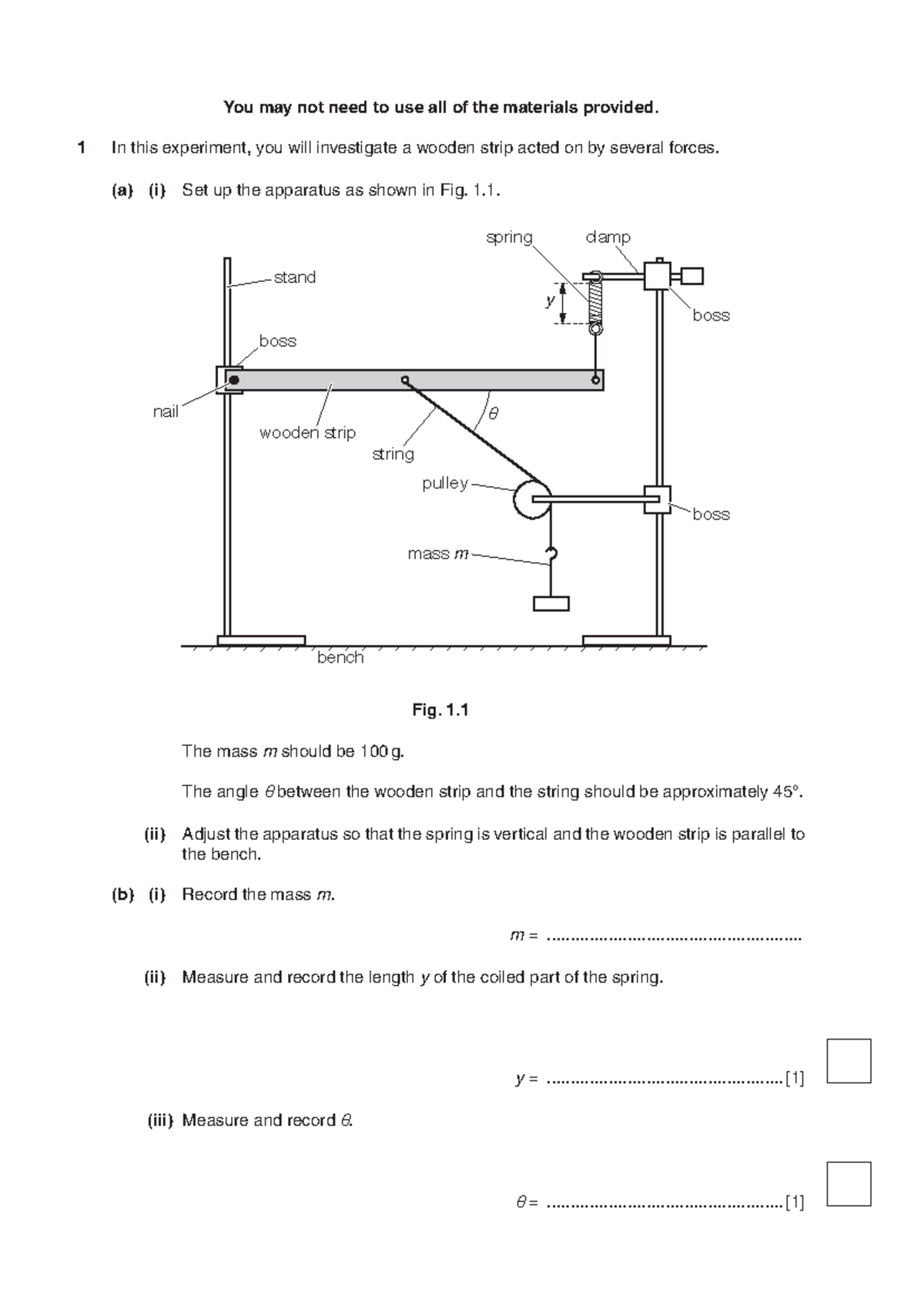 Physics P3 - P3 notes - You may not need to use all of the materials ...