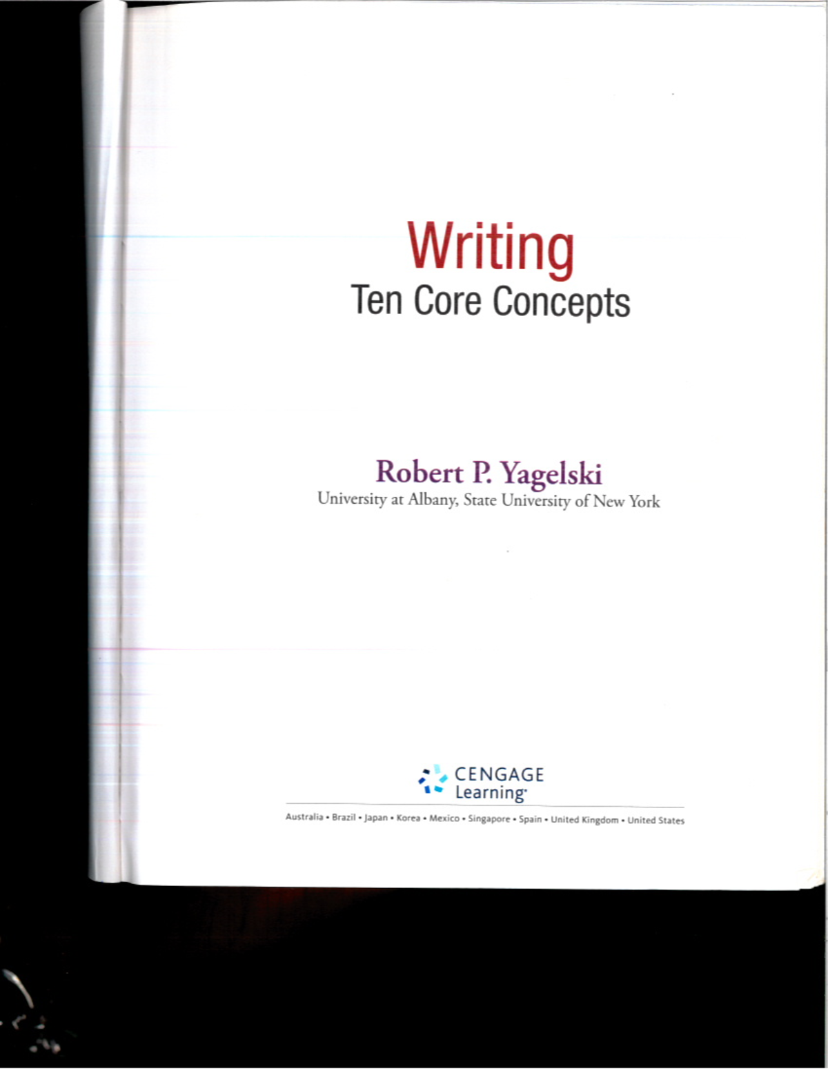 Writing Ten Core Concepts #1-5 - ENG 1210 - Studocu