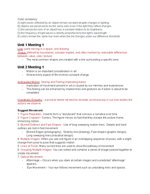 DSGN 100 Sketchbook assignments - The Components of Art 1. Subject ...
