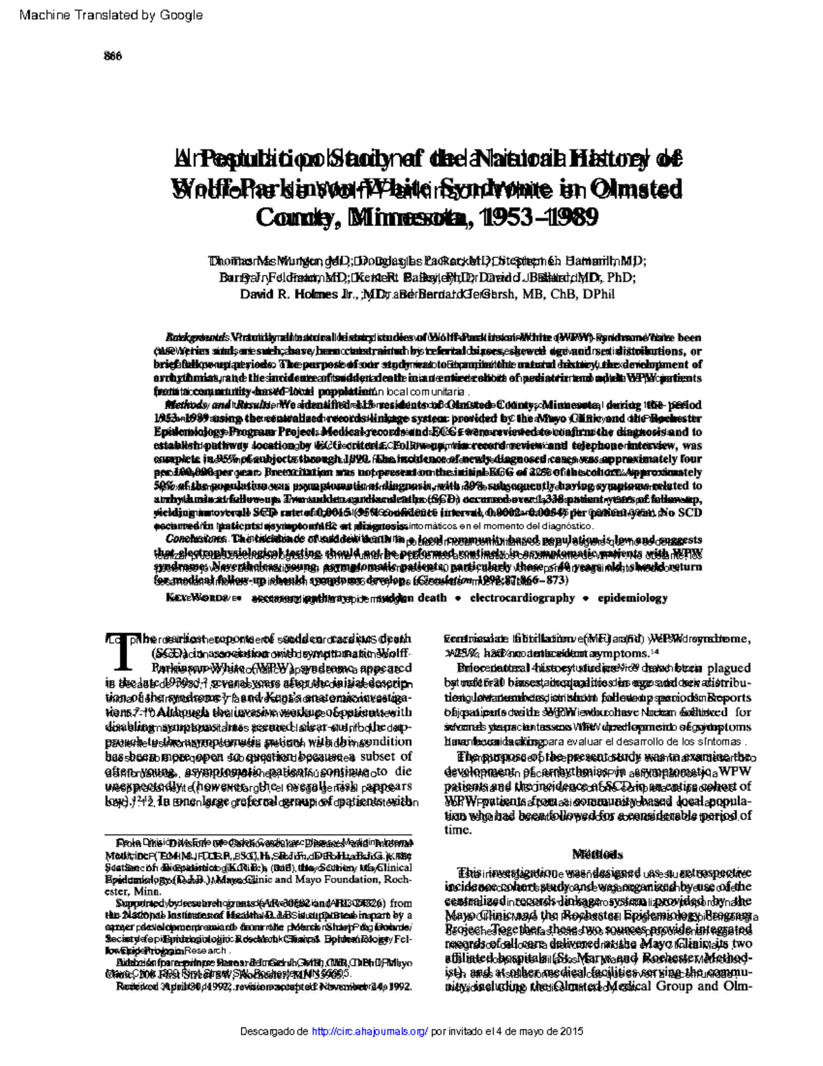 Munger 1993 - Paper - Recibido el 30 de abril de 1992; revisión ...