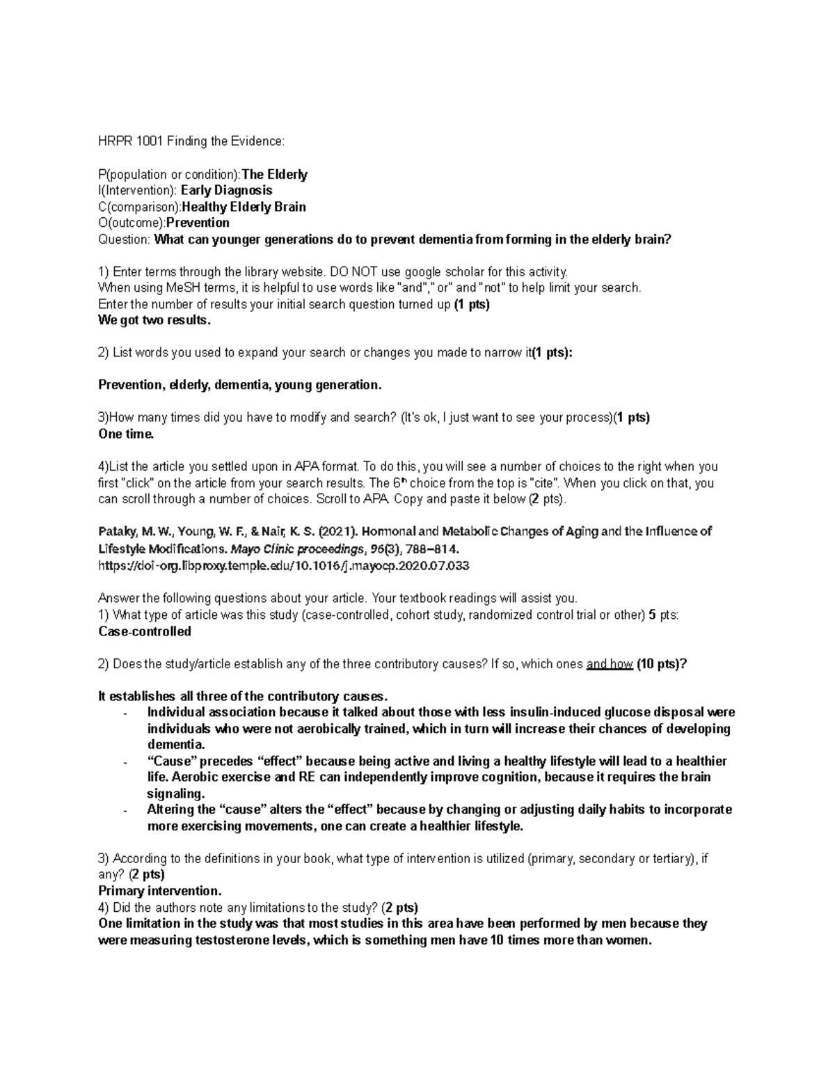 HRPR 1001 Finding the Evidence - HRPR 1001 Finding the Evidence: P ...