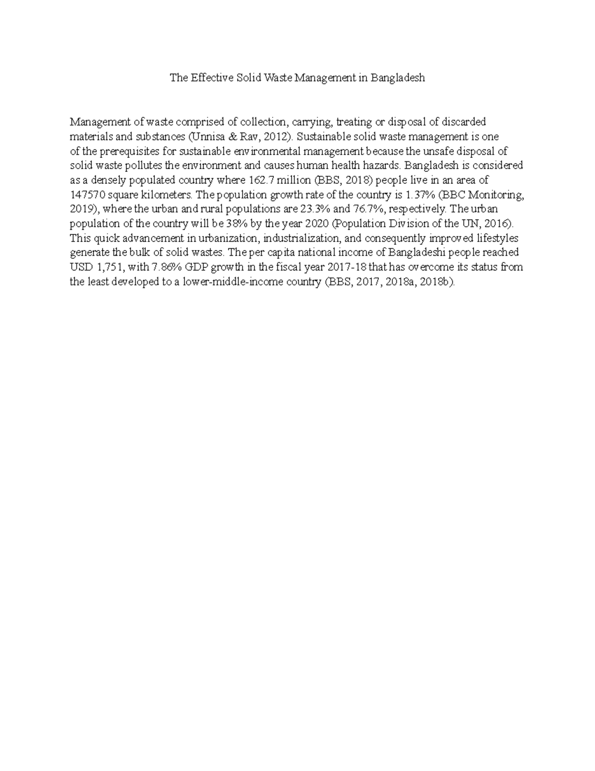 3 - Effective solid waste management in Bangladesh - The Effective ...