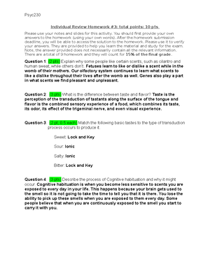 Individual Review Homework #1 for students - Individual Review Homework ...