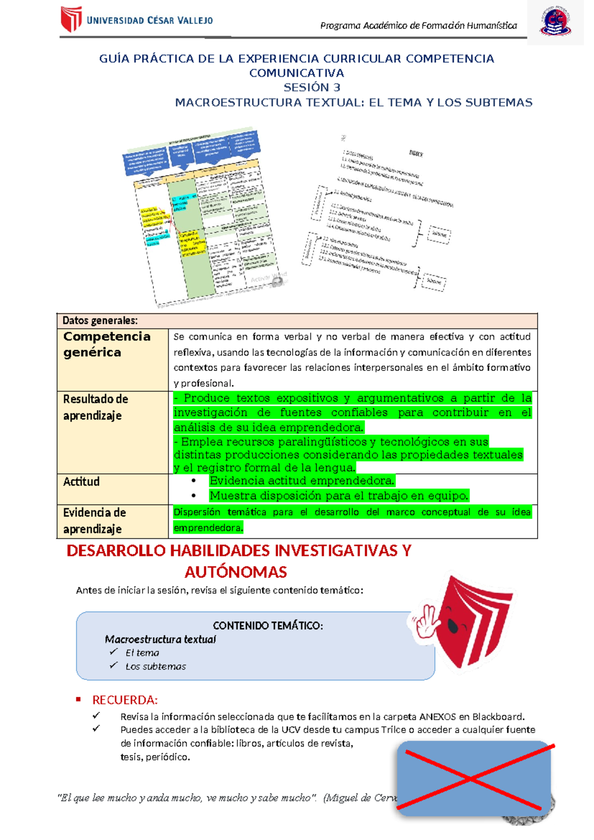 Material Informativo GUÍA Práctica 03 - 2021 I - CONTENIDO TEMÁTICO ...