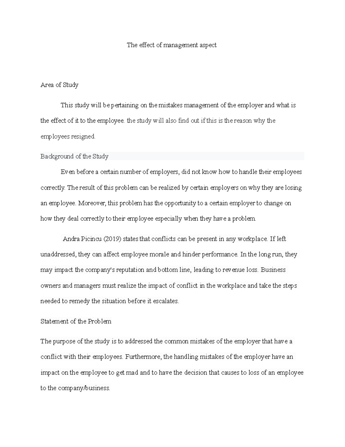 Concept Paper Draft - entrep behavior - The effect of management aspect ...