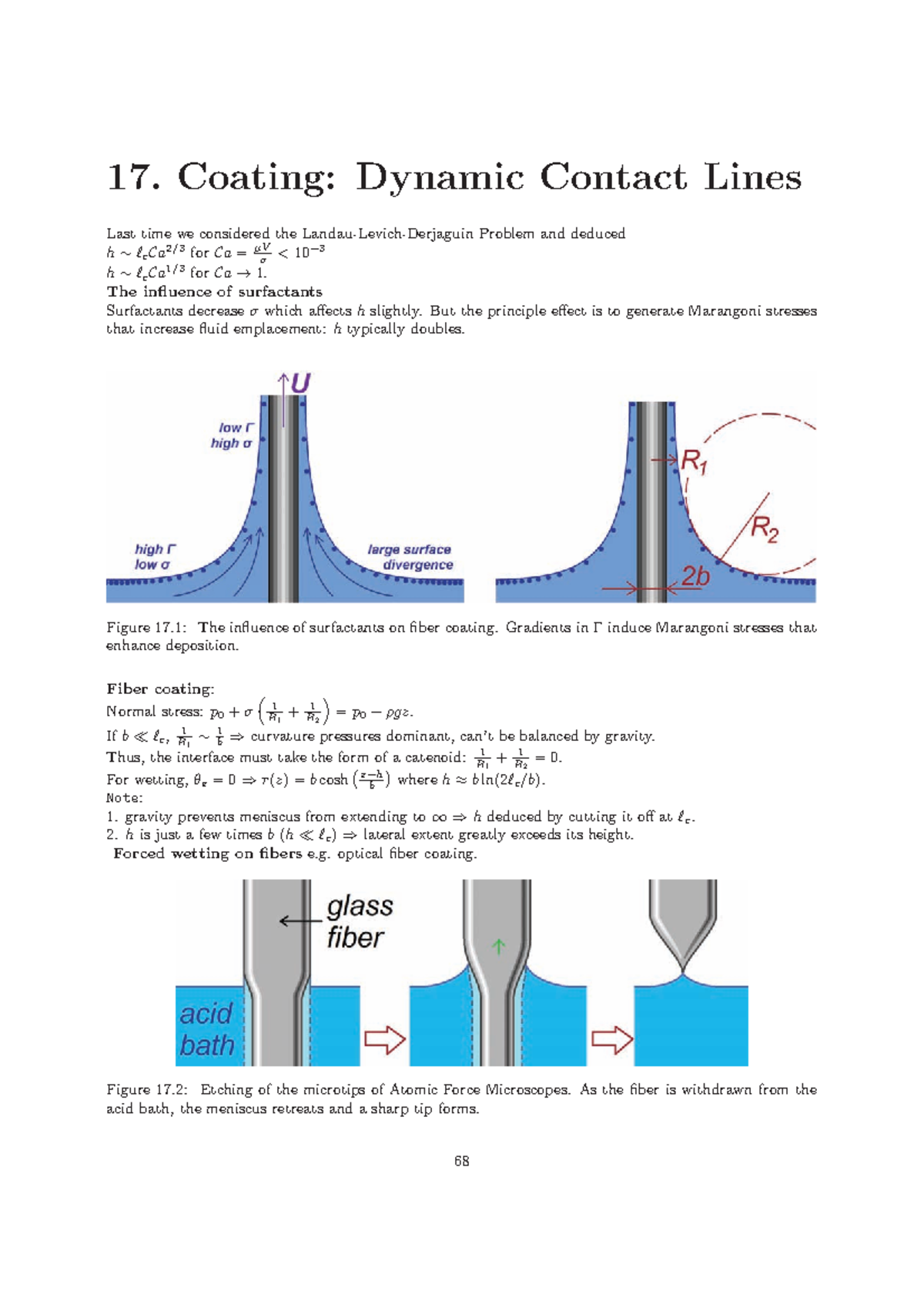 Coating- Dynamic Contact Lines (PDF) - 17. Coating: Dynamic Contact ...