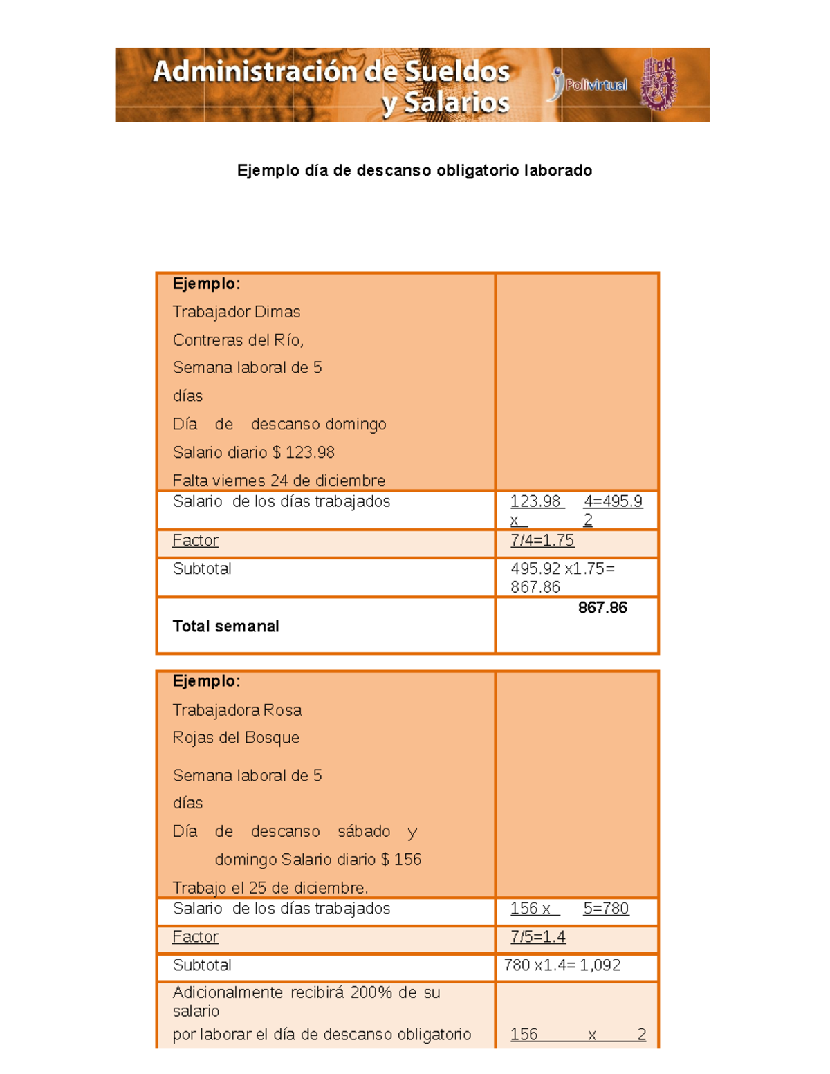 Chavez medina jesusmanuel act4 - Ejemplo día de descanso obligatorio ...