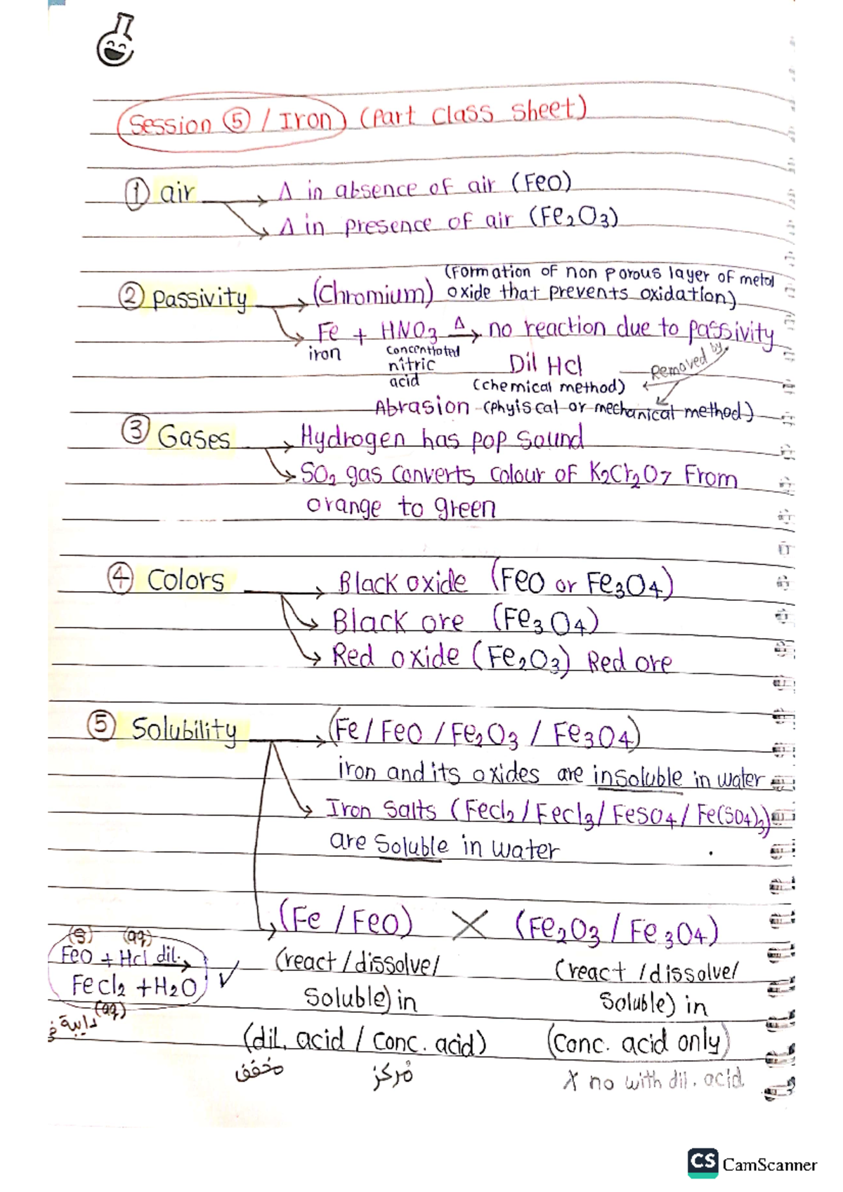 Lec 5 - lllllll - Chemistry - CamScanner CamScanner - Studocu