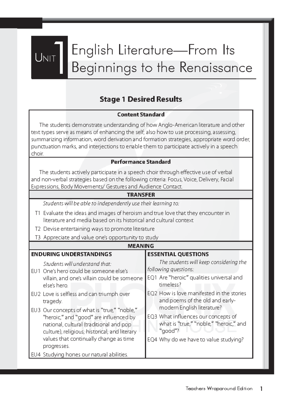 EN228 U1 - ........................ - Stage 1 Desired Results Content ...