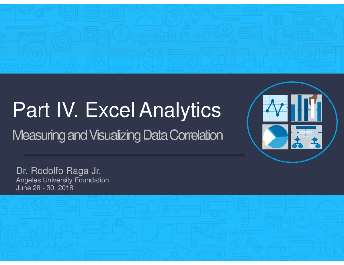 Measuring And Visualizing Data Correlation Microsoft Excel Data Analytics Part Iv Excel